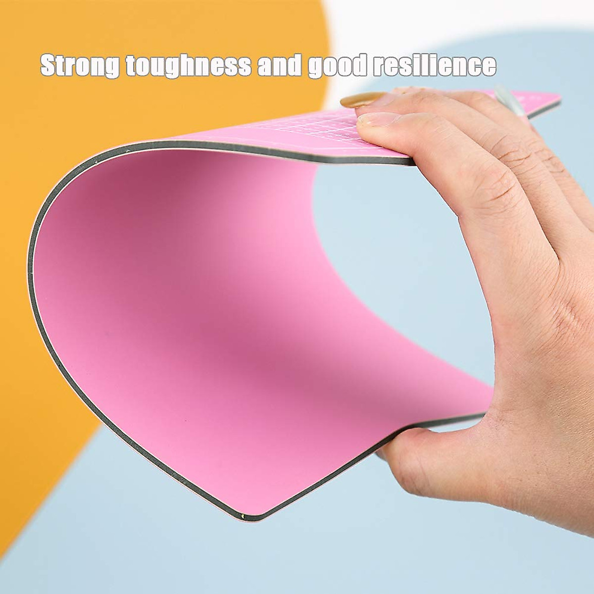 45mm Rotary Cutter with 5 Pcs Rotary Cutter Blades and A5 Cutting Mat, Rotary Cutter for Fabric, Rotary Cutter Set for Quilting Sewing Arts Crafts, Sharp and Durable