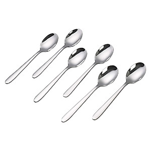 Zerdyne 12-Piece Stainless Steel Teaspoon, Small Spoon