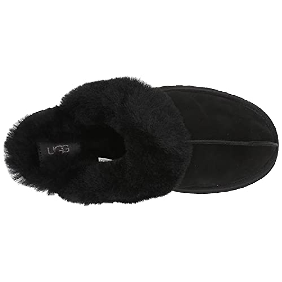 UGG Women's Disquette Slipper, Black, 8