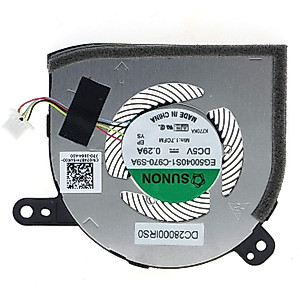 CPU Cooling Fan for Dell Latitude 5285 5290 DC28000IRS0 07487H 0HFV18