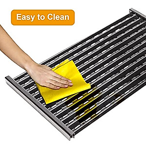 SafBbcue Cooking Grid for Charbroil Thermos 461633514 461633513 461671517 Charbroil Performance 463633316 463672419 463672019 463672216 Porcelain Steel Cooking Grates