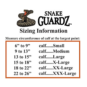 Snake Guardz Crackshot Protective Shin Guardz (Black, XX-Large)