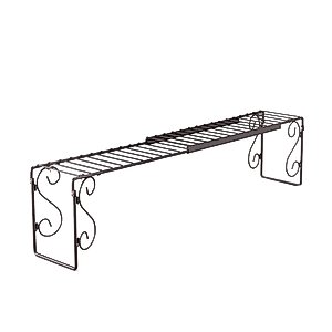 Kovot Expandable Over The Sink Shelf Extends in length from 24.5" to 40.75" | Add additional storage for soaps, cleansers, sponges and more 8.5" H x 5.75" D (Bronze)