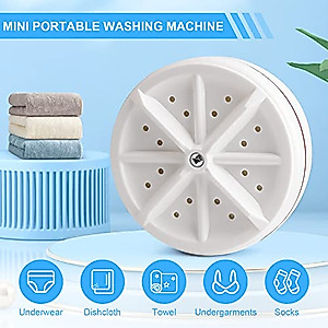 Luxury Stop Portable Washing Machine Mini Washing,Mini Dishwashers Ultrasonic Turbo Disinfection with USB, Suitable for Home, Business, Travel, College Room, RV, Apartment 4785