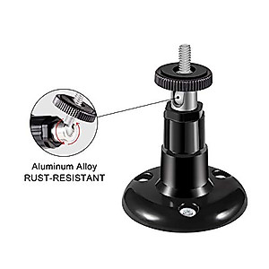 Sonomo Blink Outdoor Camera Mount 3PCS, 360 Degree Adjustable Wall Mount Bracket for Blink Outdoor Camera and Blink Indoor Security Camera System Accessories (Black)