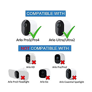 DIANMU 20FT Magnetic Charging Cable with Charger for Arlo Pro 3/Pro 4/Ultra/Ultra 2 Camera,Outdoor Power Cable and Power Adapter for Arlo(Not for Arlo Pro 3 Floodlight/Pro/Pro 2/Essential),2 Pack