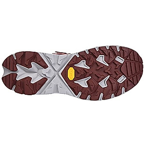 Hoka Women's Anacapa Mid GTX Hiking Boot (Hot Sauce/Cherry Mahogany, Numeric_8)