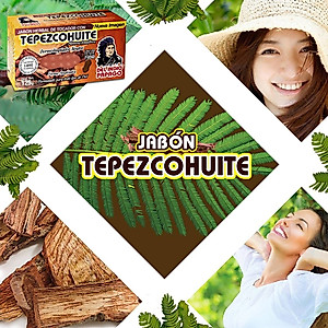 Del Indio Papago Neutral Bar soap with Tepezcohuite 125gr - For All Skin Types - Regenerative and Antioxidant Properties