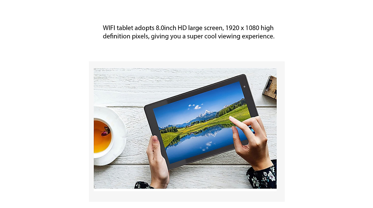 8-Inch Tablet with Dual SIM & 8000mAh Battery