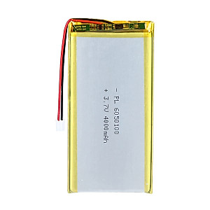 AKZYTUE 3.7V 4000mAh 6050100 Lipo battery Rechargeable Lithium Polymer Ion Battery Pack with PH2.0mm JST Connector