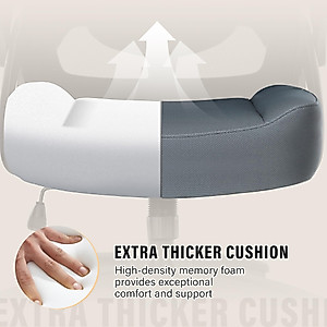 Big and Tall Office Chair 400lb- Mesh Ergonomic Heavy Duty Desk Chair- Flip Arms, Plus Size Wide Seat Executive Computer Chair for Large People- Home Office Swivel Rolling Task Chairs