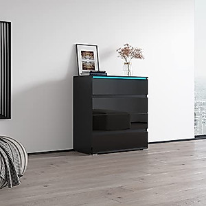 MEBLE FURNITURE & RUGS Euphoria 08 Modern Dresser