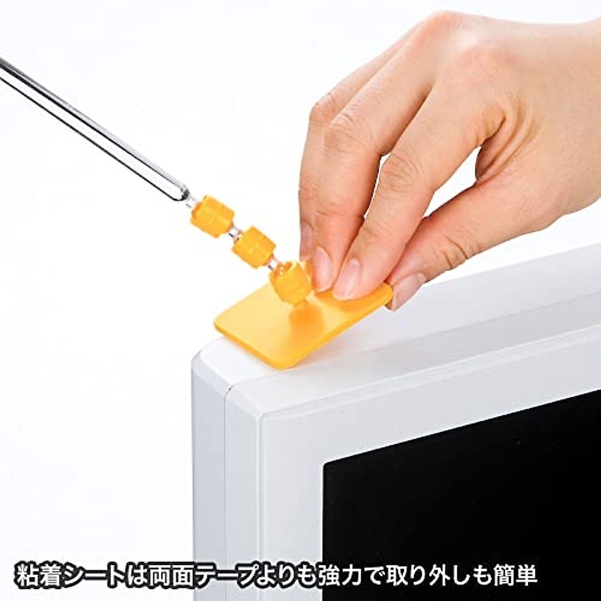 Sanwa Supply DH-208N2 Data Holder (Arm 3 Joints), Clear