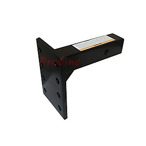 5-Star Compatible Inkjet Cartridge 2'' x 2'' Solid Adjustable Mounting Plate & 8 Ton Pintle w/ 2'' Ball Combo Hitch