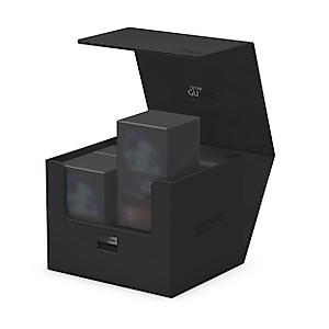 Ultimate Guard Minthive 30+, Magnetic Case for 30 Magnetic Card Cases, Perfect Storage for Graded Cards, Black, Secure Closure & Snaplock Mechanism