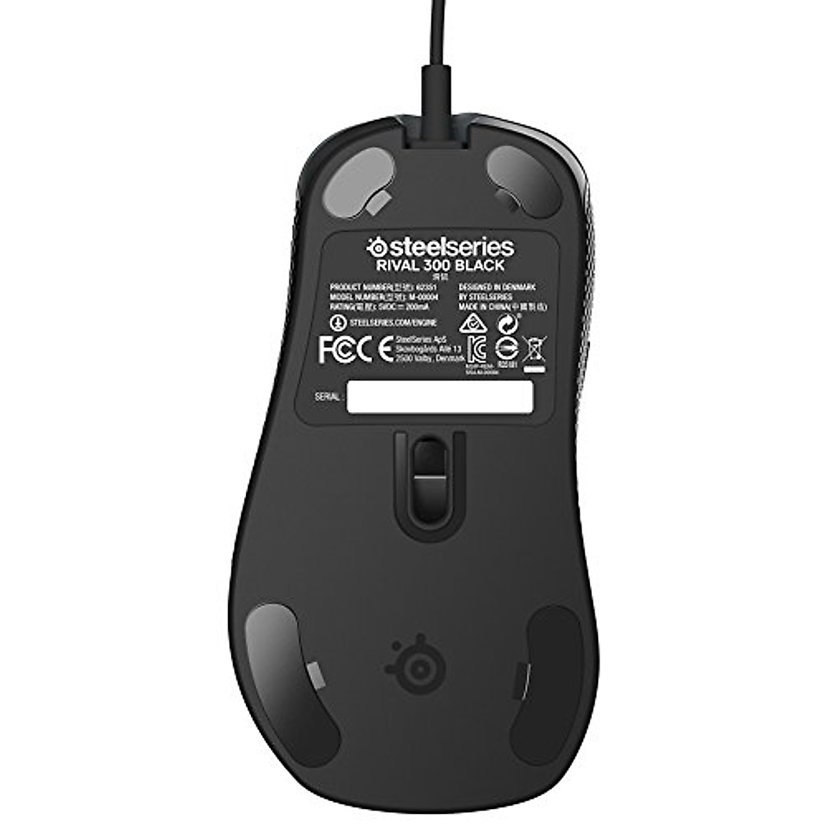 SteelSeries Rival 300, Optical Gaming Mouse - Black