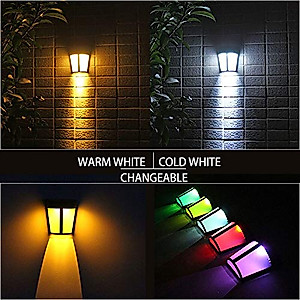 TANGIST LED Solar Light 1pcs LED Solar Power Light Control Wall Light 6 LED Outdoor Waterproof Energy Saving Street Yard Path Home Garden Security Lamp Garden Yard Lawn
