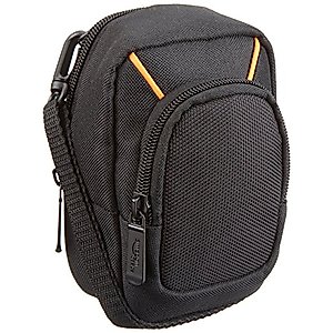 Amazon Basics Large Point and Shoot Camera Case - 6 x 4 x 2 Inches, Black