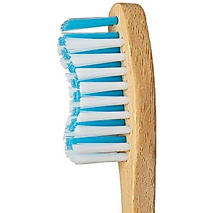 Terra Futura Bamboo Toothbrush 4 Pack, Ergonomic Toothbrush. Eco Friendly, Biodegradable & Environmentally Sustainable, BPA Free Bristles, Eco Compostable Toothbrush