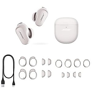 Bose QuietComfort Earbuds II, Soapstone with Alternate Sizing Kit