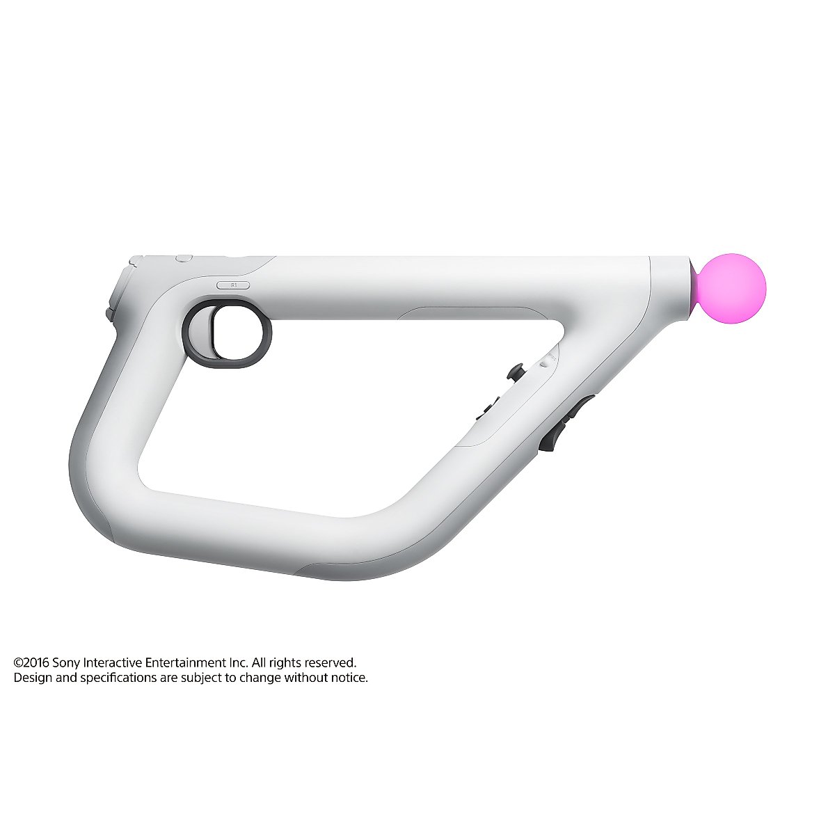 PS4 Shooter Bundle (5 Items): VR Headset CUH-ZRV1, Farpoint Aim Controller Bundle, PSVR Doom Game, Playstation Camera, and 2 Move Motion Controllers