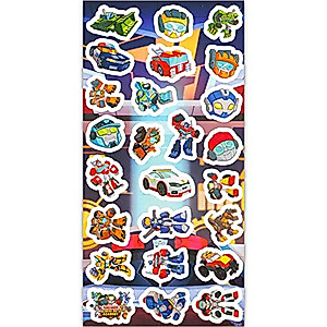 Transformers Backpack for Boys 4-6 - Bundle with Transformers Backpack, Keychain, Stickers, More | Transformers School Bag for Kids