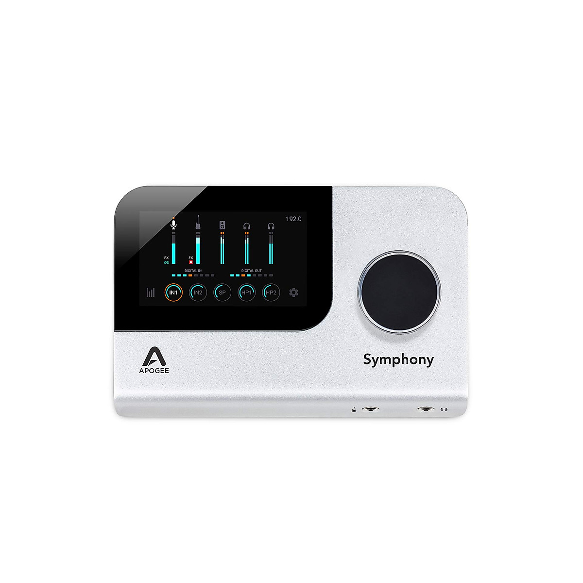 Apogee Symphony Desktop - Pro Audio Interface with Touch-Screen Display, Headphone Amp with Phantom Power for Recording, Live-Stream & Podcast, works with Mac, PC, iPhone, and iPad