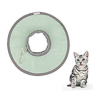 DOITOOL 2 Pcs Pet Protective Collar Pet Healing Cone Pet Pets Lick Cone Cat Recovery Cone -Lick Collar Pet Recovery Cat Collar Elizabethan Pet Collar Headgear Water