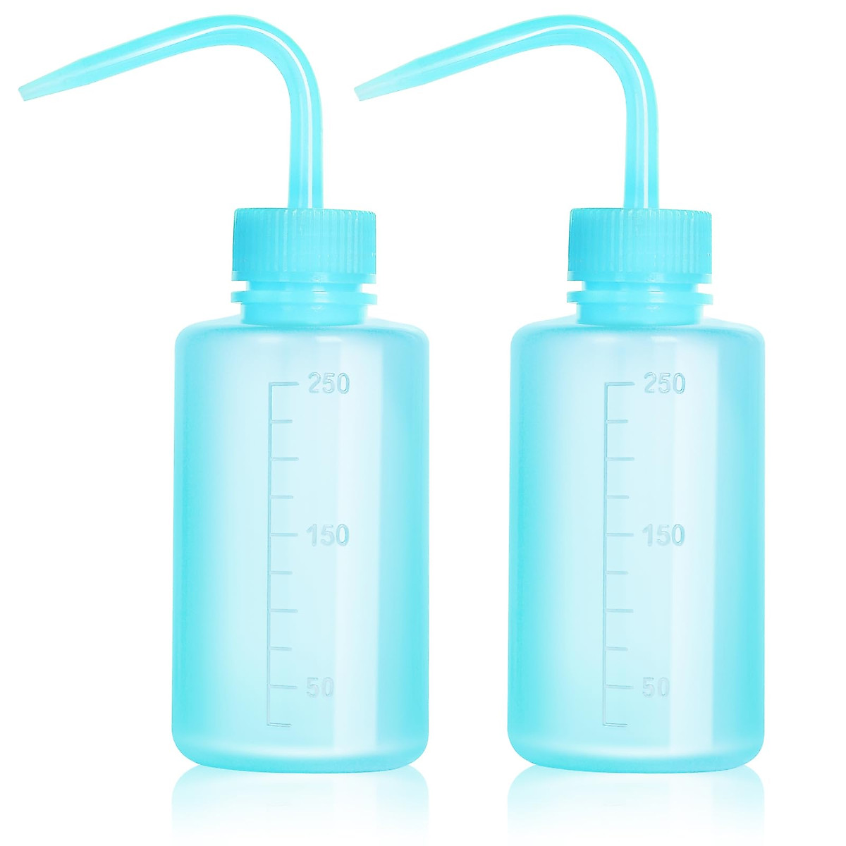 Tattoo Wash Bottle- Melphoe 2Pcs 250ml Water Squirt Bottle Succulent Watering, Safety Rinse Bottle Watering Tools, Tattoo Supplies, Irrigation Squeeze Sprinkling Can Wash Plant Bottle (Blue)