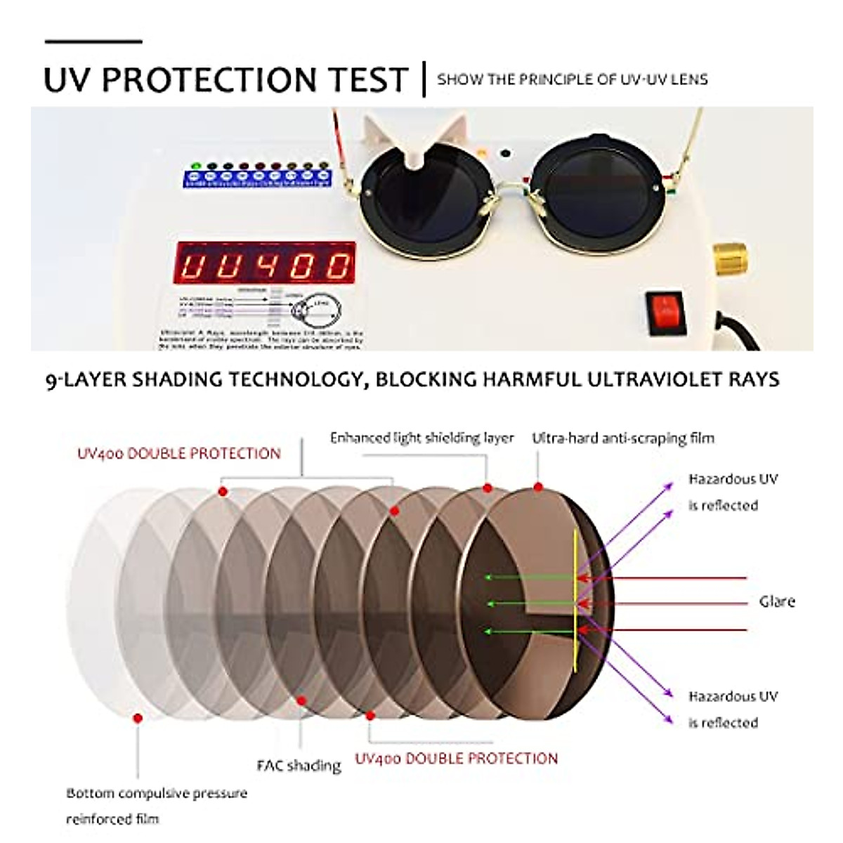 SHEEN KELLY Retro Round Sunglasses for Women Men bee Fashion Black Shades Metal Frame Sunglasses Chic Style Unisex Glasses