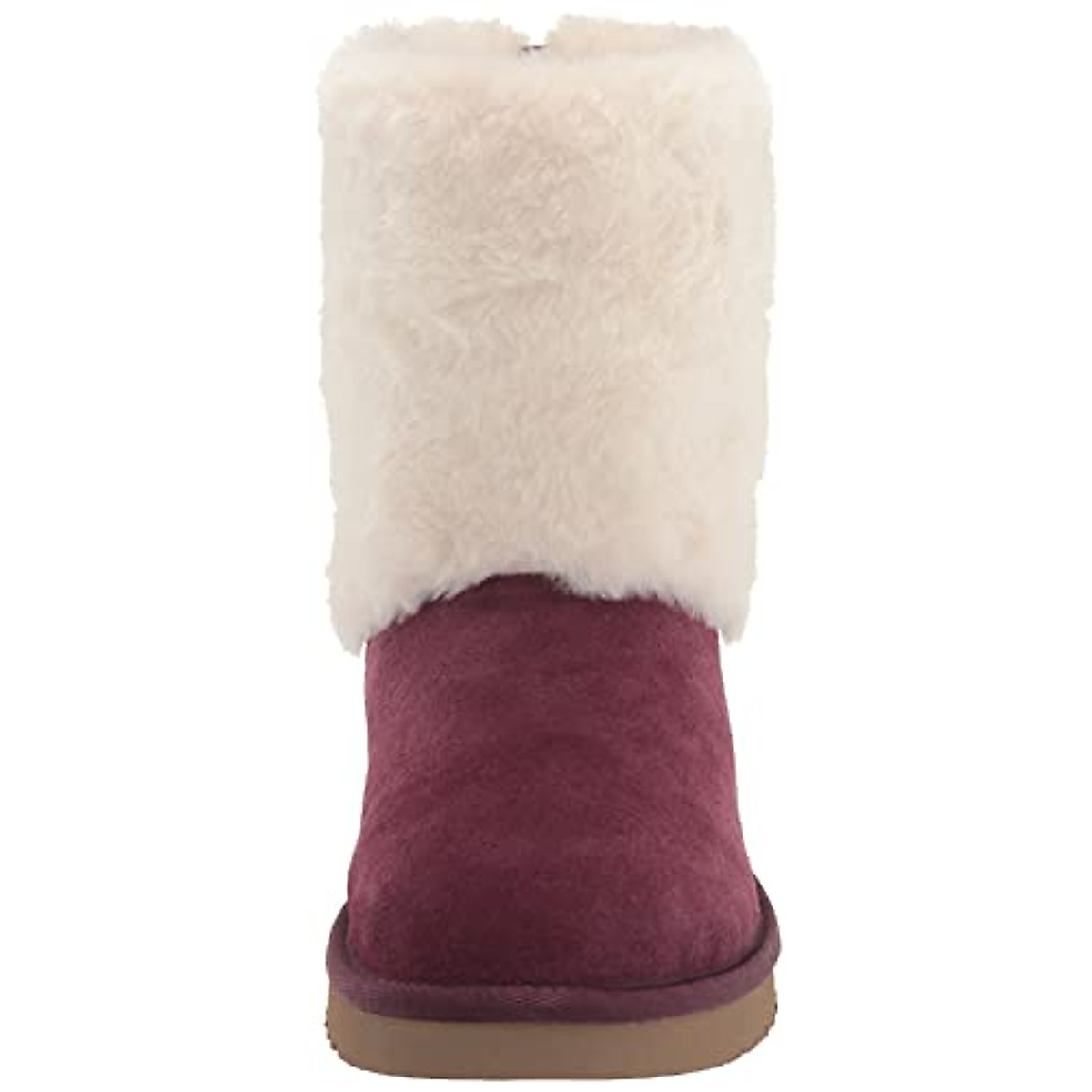 Koolaburra by UGG Women's Aubrei Short Fashion Boot, Plum, 7