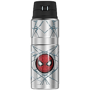 Spider Man Spider Man Web THERMOS STAINLESS KING Stainless Steel Drink Bottle, Vacuum insulated & Double Wall, 24oz