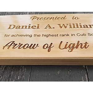 Arrow of light award, Arrow of light plaque, crossover ceremony