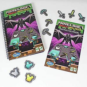 ThinkFun Minecraft Magnetic Travel Puzzle Logic Game & STEM Toy For Kids Ages 8 & Up