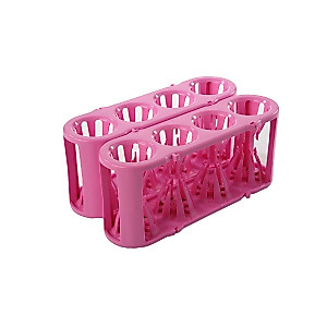 Heathrow Scientific HS120189 Adapt-A-Rack, Pink (Pack of 2)