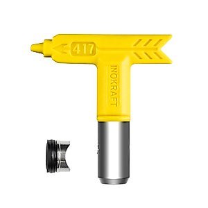 InoKraft 417 Spray Tip AtoMax Reversible Airless Spray Nozzles for Airless Paint Spray Guns, Airless Sprayer Accessories, for Contractor Homes Buildings Garden Decks (417)