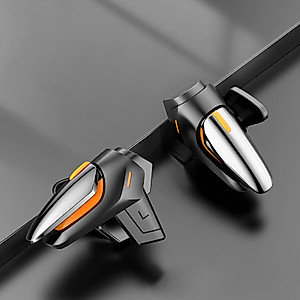 Newseego for PUBG Game Controller Trigger, [1 Pair] New Version Smart Phone Game Controller Gamepad Large Thickness, Sensitive Aim & Shoot PUBG Triggers for iOS/Android-Black.