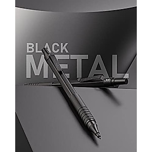 Nicpro 0.5 mm Mechanical Pencils Set with Case, 3 Metal Artist Pencil With 6 Tubes HB Lead Refills, 3 Erasers, Eraser Refills For Architect Art Writing Drafting, Drawing, Engineering, Sketching, Black