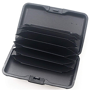 BOHONG Rfid Credit Card Holder Slim Metal Card Wallet Business Card holders Small Card Case Aluminum Travel Wallet for Men Women - Skyland