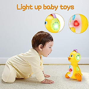 Baby Musical Duck Toy Dancing Walking Tummy Time Toys Light Up Infant Toys 0-3 3-6 Month Baby Toys 6-12 12-18 Months Gifts for 1 Year Old Boys Girls Baby Learning Development Toy Toddler Toys Age 1-2