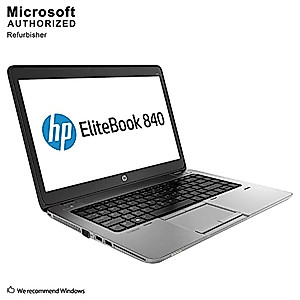 HP Elitebook 840 G1 14.0 Inch High Performanc Laptop Computer, Intel i5 4300U up to 2.9GHz, 16GB Memory, 256GB SSD, USB 3.0, Bluetooth, Window 10 Professional (Renewed)