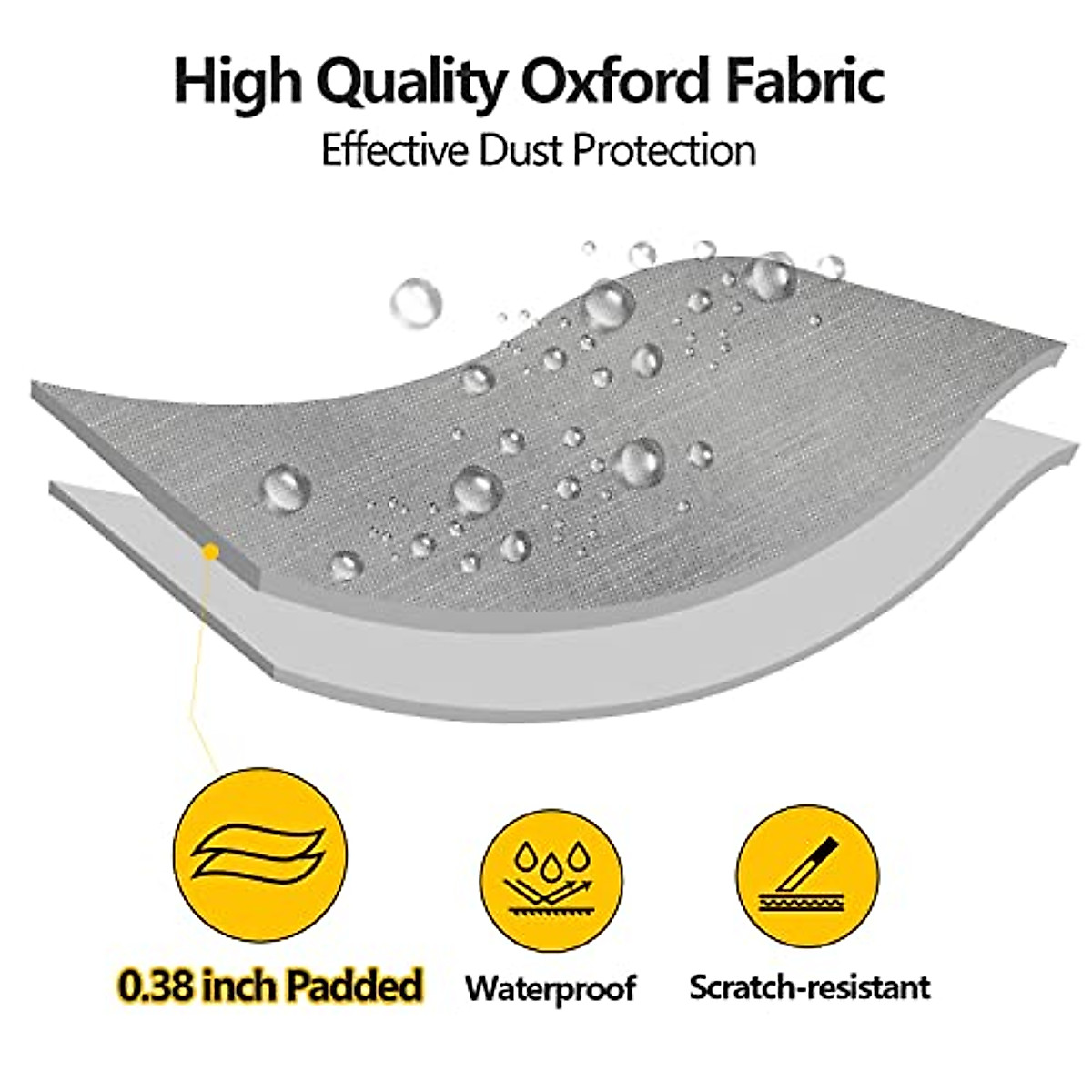 LETSROCK 47 Inch Bass Guitar Gig Bag 0.38 Inch Thick Padding Backpack Soft Bass Case Dual Adjustable Shoulder Strap Pocket & Neck Strap Gray