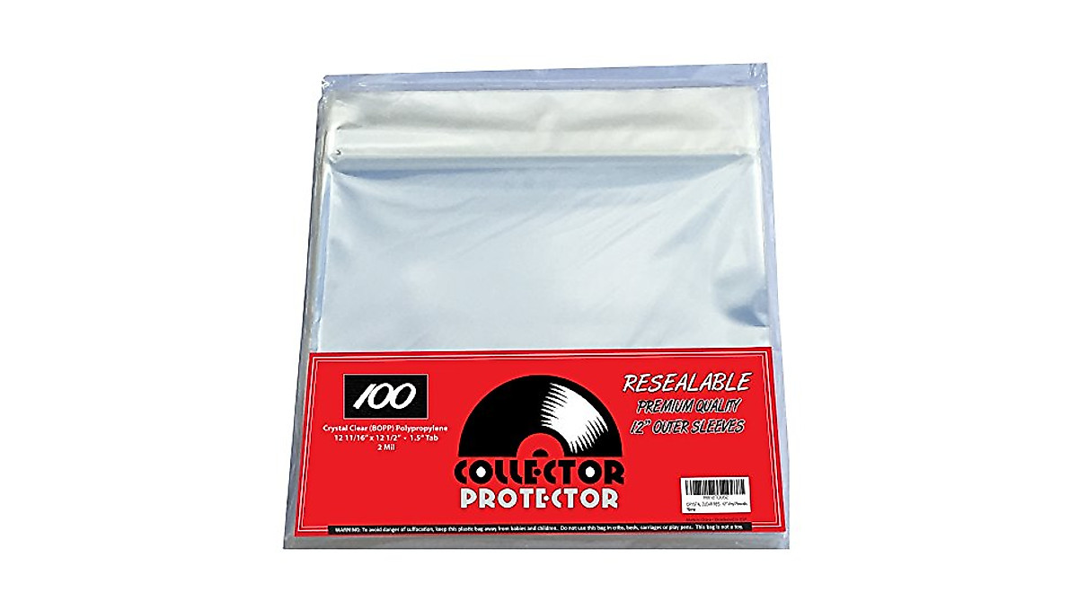 Premium Record Sleeves for 12" Albums – 100 Pack