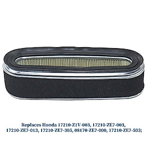 FULAIGE 4 Pack GXV160 Air Cleaner Element Replaces 17210-Z1V-003, 17210-ZE7-003, 17210-ZE7-013,17210-ZE7-505 for Honda GXV160, GXV160H2, GXV160UH2, HR216, HRA216, HRC216, HRU216 Lawn Mowers