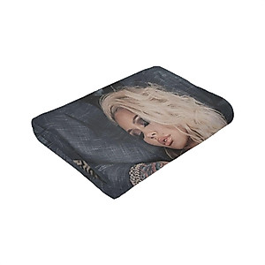 Jellys Music Rolls Blanket Flannel Fleece Blanket Ultra Soft Lightweight Throw Blanket for Bed Couch Living Room 50"x40"