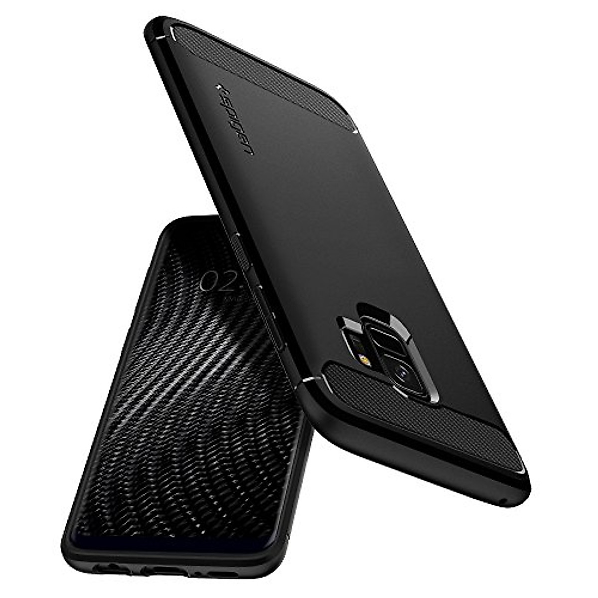Spigen Rugged Armor Designed for Samsung Galaxy S9 Case (2018) - Matte Black