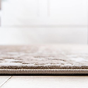 Rugs.com Nepal Collection Rug – 3 Ft Round Snow White Medium Rug Perfect for Kitchens, Dining Rooms