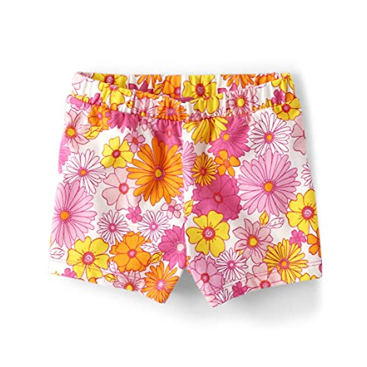 The Children's Place Baby Toddler Girls Pull On Everyday Shorts, Pink Floral, 5T