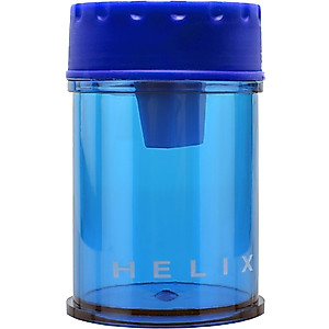 Maped Helix USA - Helix Canister 1 Hole Pencil Sharpener - Standard Pencil Compatibility - Durable Steel Blade - Assorted Colors