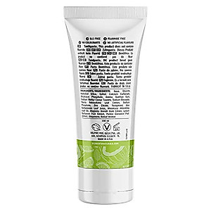 Schmidt's toothpaste With Vitamins and Botanical Extracts, Coconut + Lime, Helps Whiten Teeth, Fluoride Free 4.7 oz 6 Count